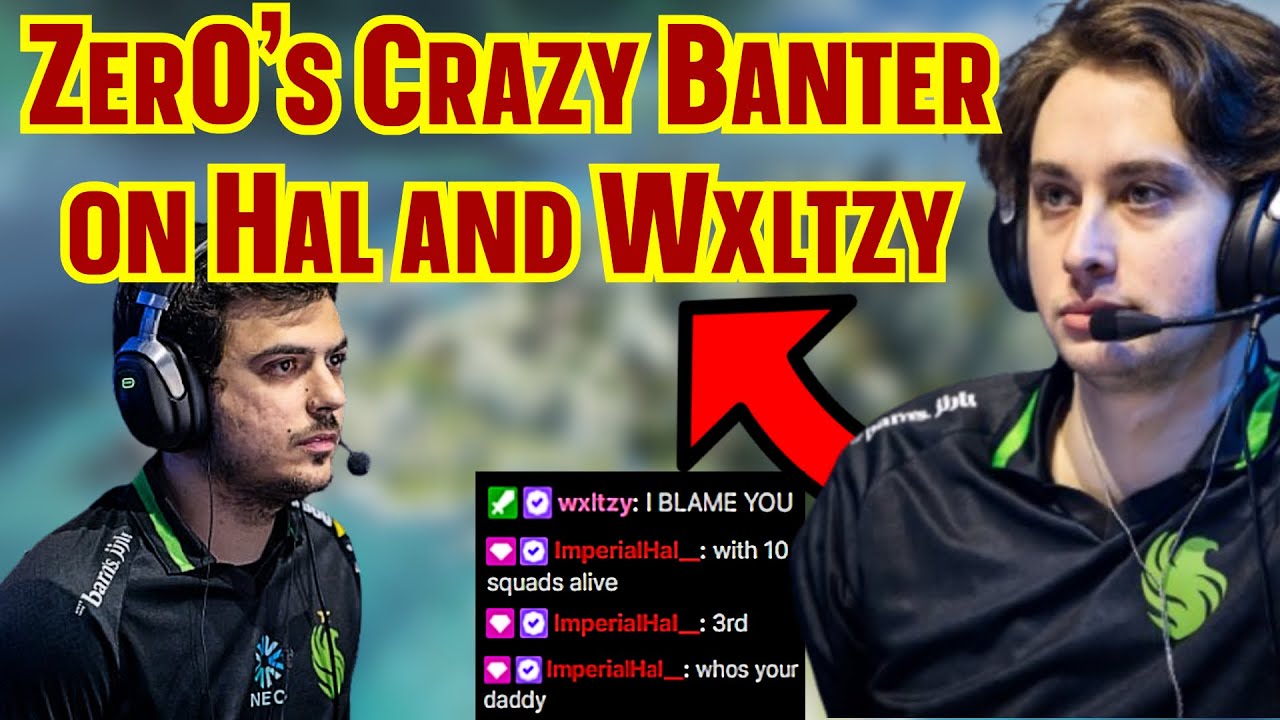 Zer0's CRAZY banter on ImperialHal and Wxltzy after leaving the Falcons ...