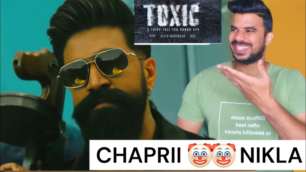 Toxic first look review!Yash!Toxic teaser reaction #toxic - YouTube