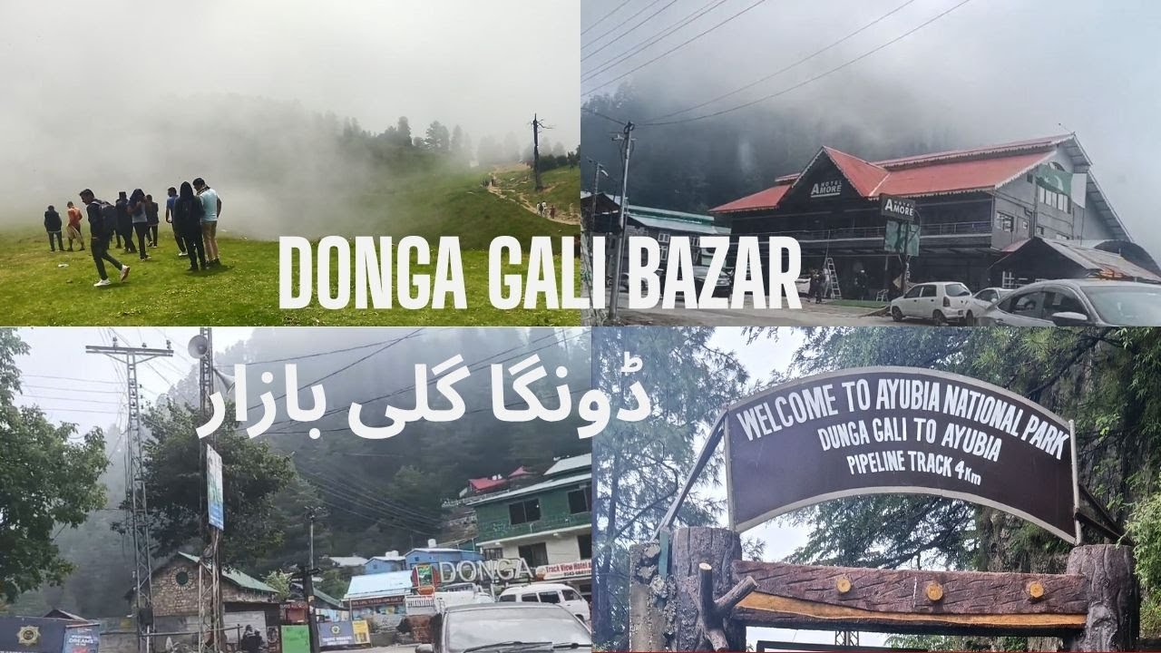 DONGA GALI BAZAR| BASE CAMP FOR MUSHPURI TRACK| PIPELINE TRACK| DUNGA ...