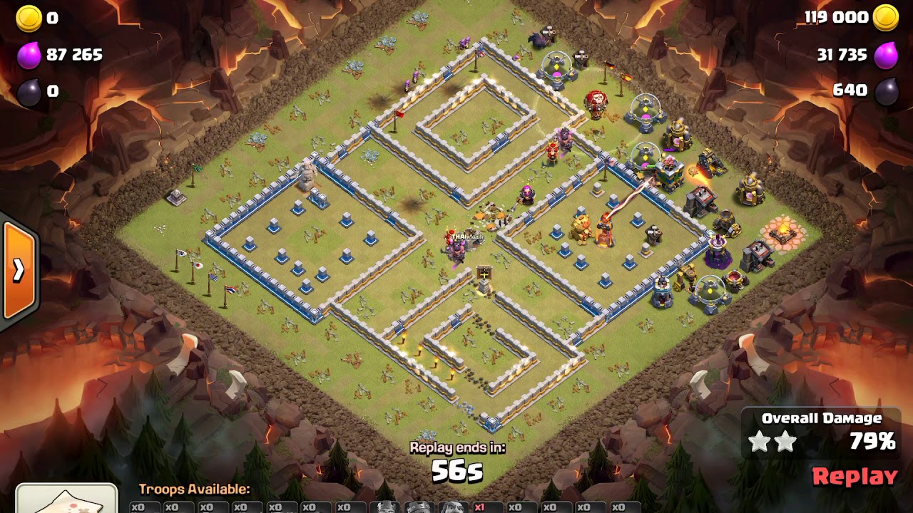 TH12 3stars Combo - YouTube