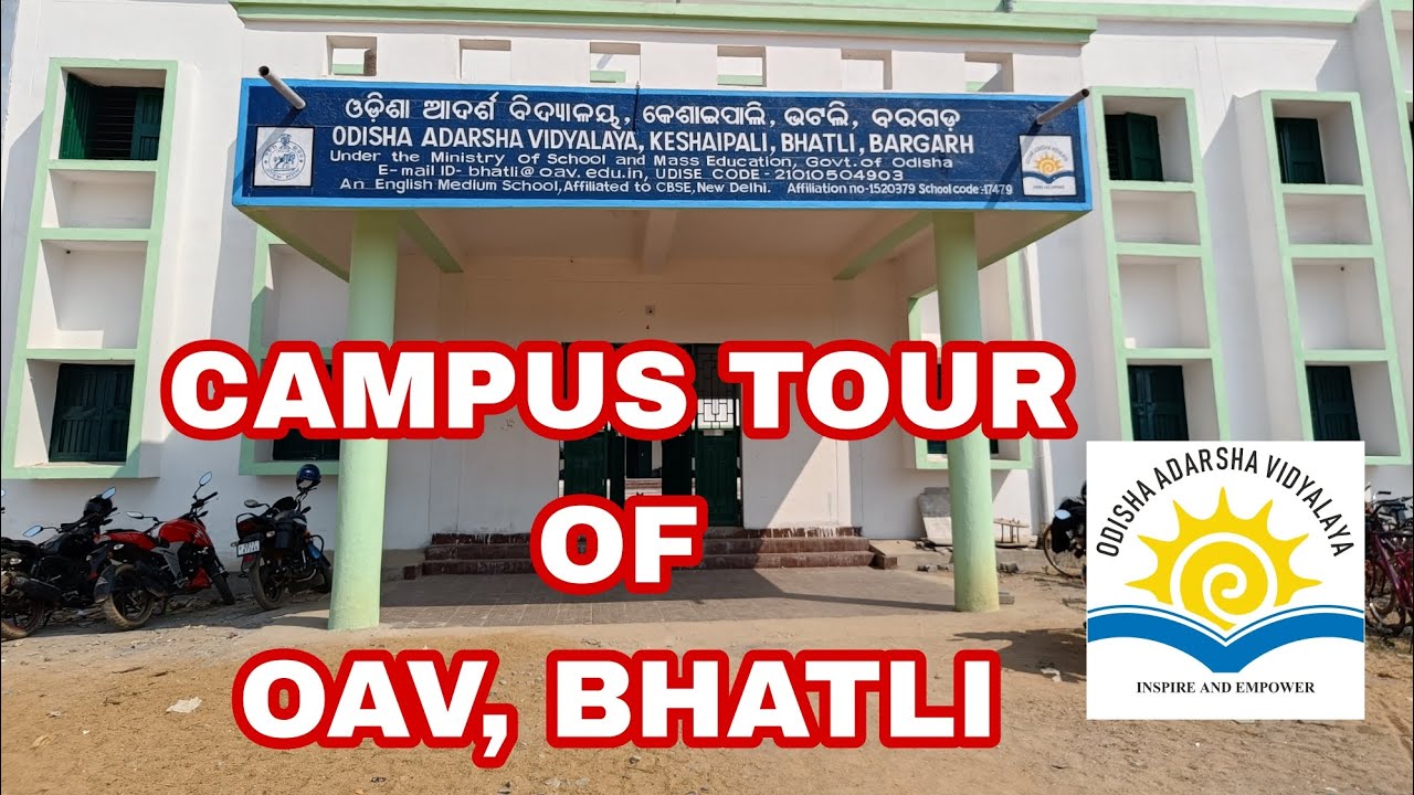 Campus Tour of OAV, Keshaipali, Bhatli - YouTube