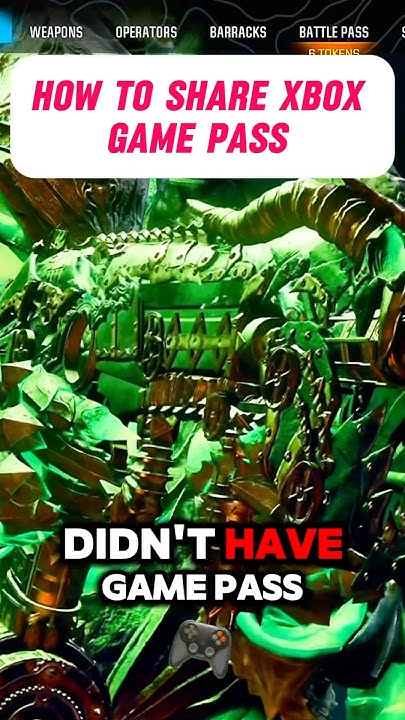 How to share Xbox GAMEPASS!!! - YouTube