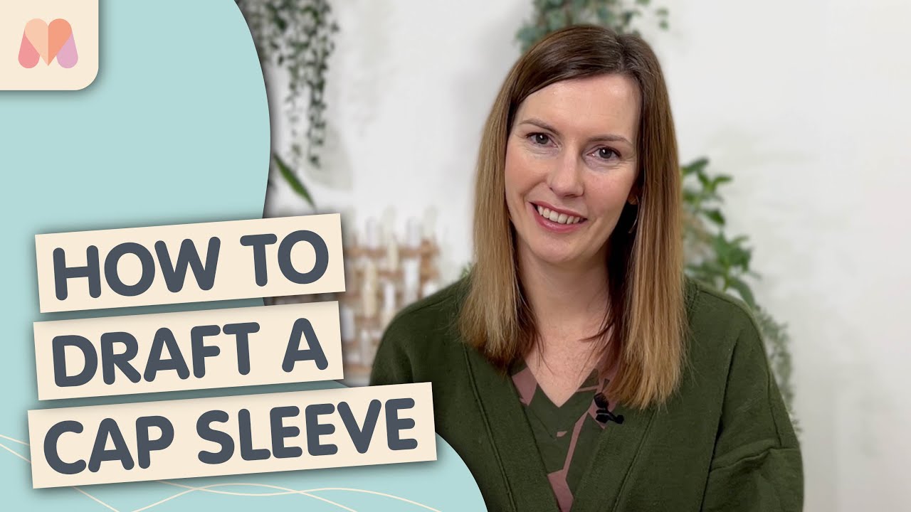 How to Pattern Draft | Sleeves | Drafting a Cap Sleeve - YouTube