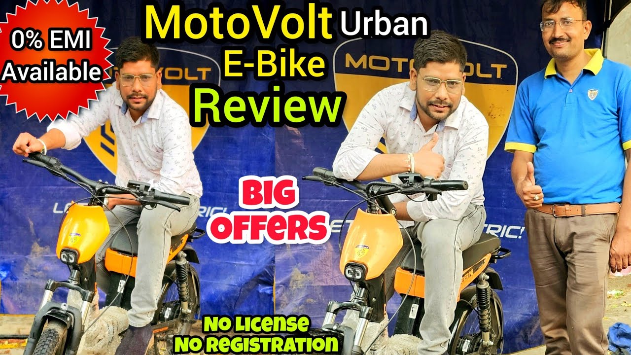 Genuine Review Motovolt Urban E-Bike || Best Battery E-Bike No License ...
