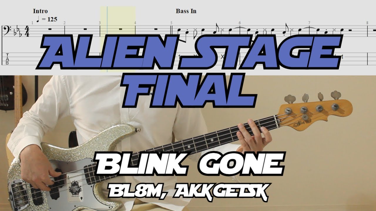 멋있는 베이스 라인 추천!│Alien Stage - Final│Blink Gone│VIVINOS│BASS TAB│악보 - YouTube