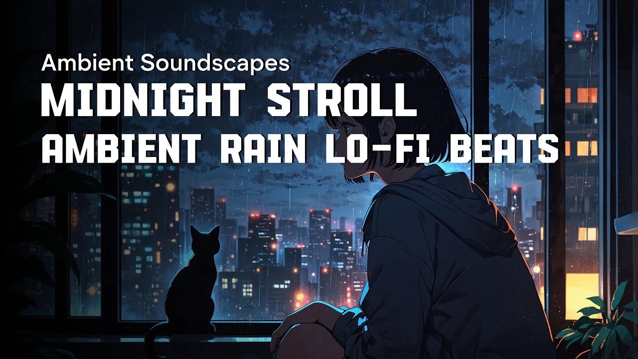 Midnight Drizzle - Chill & Calm Lo-Fi Melodies for Relaxation 🌙 - YouTube