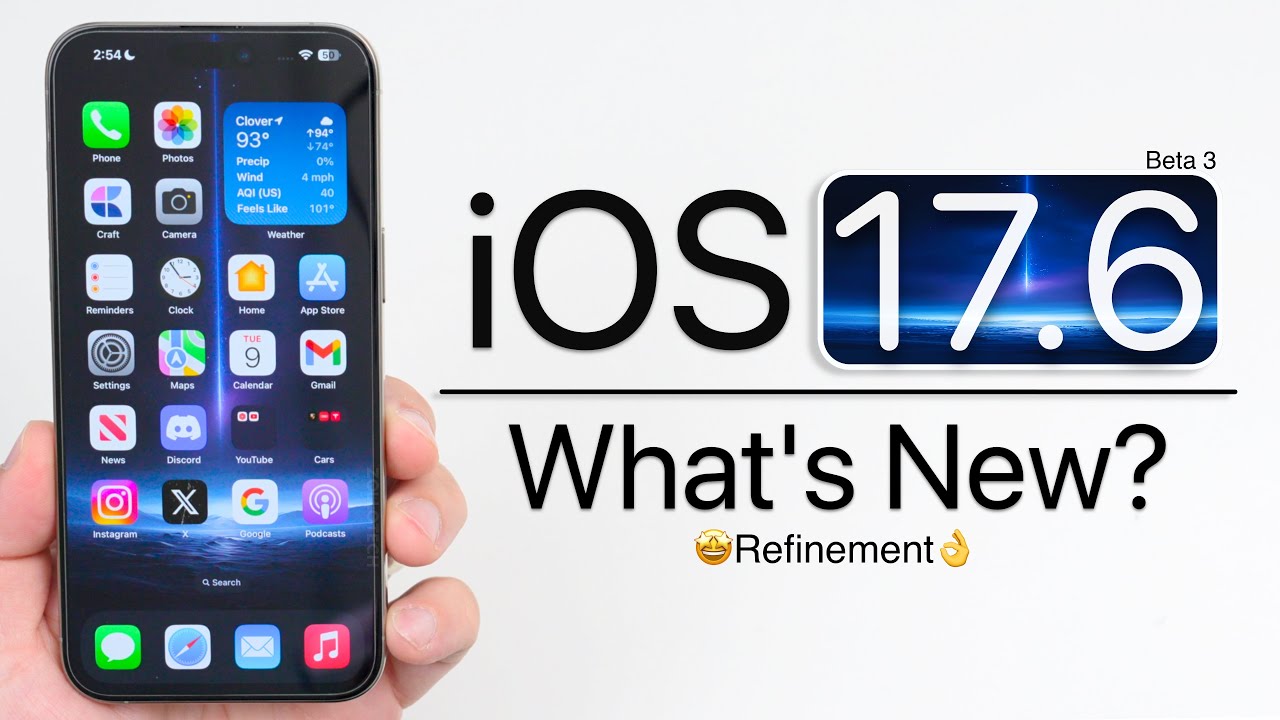 iOS 17.6 Beta 3 is Out! - What's New? - YouTube