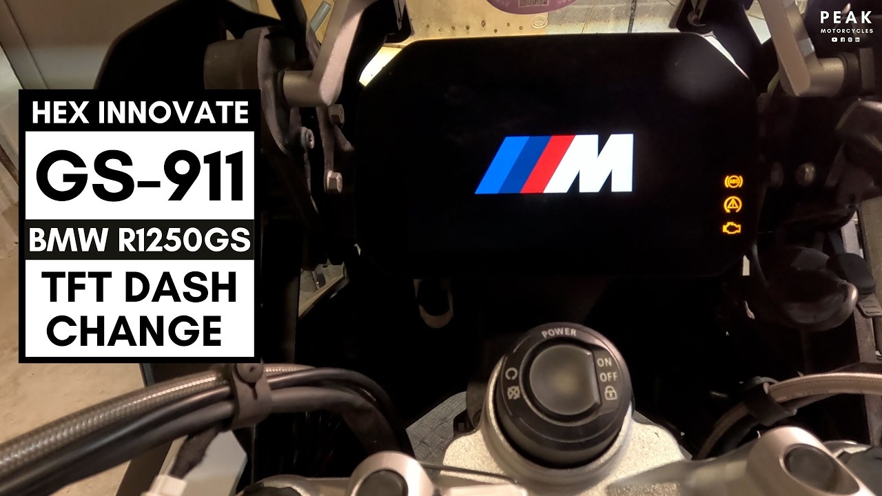 HEX Innovate GS-911: BMW R1250GS TFT Dash Change 4K - YouTube