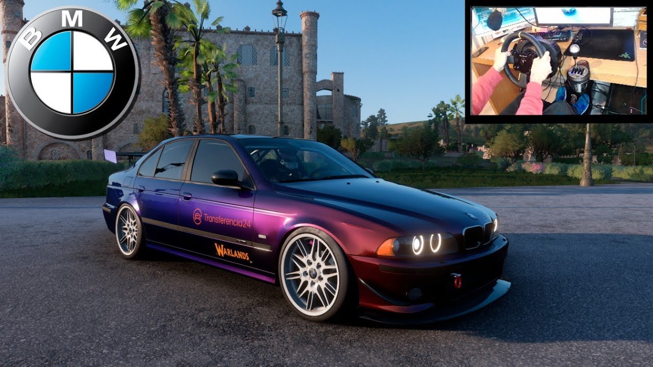 BMW M5 2003 - FORZA HORIZON 5 - Thrustmaster TX Racing Wheel - YouTube