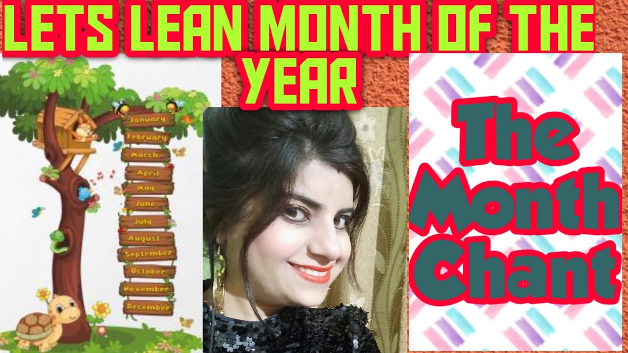 Month Of The Year Song| Learn 12 Months In English| Month With Fun ...