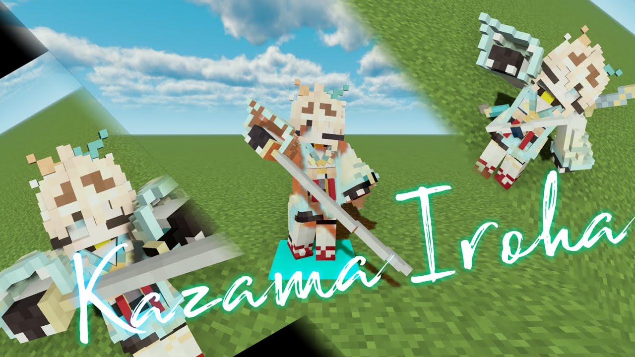 Kazama Iroha - A Minecraft Armourers' Workshop Timelapse - YouTube