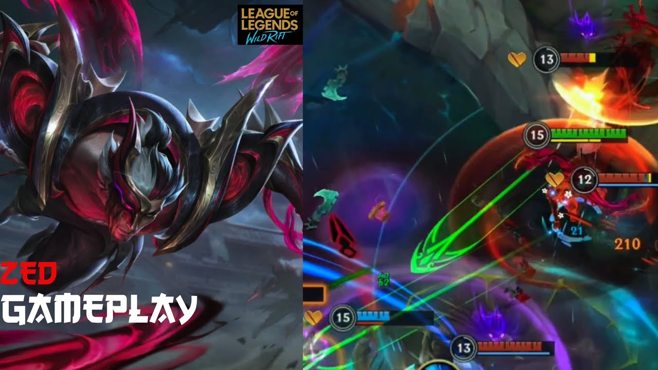 ZED-Gameplay-Dicas-Build e runas- LOL-WILD RIFIT - YouTube