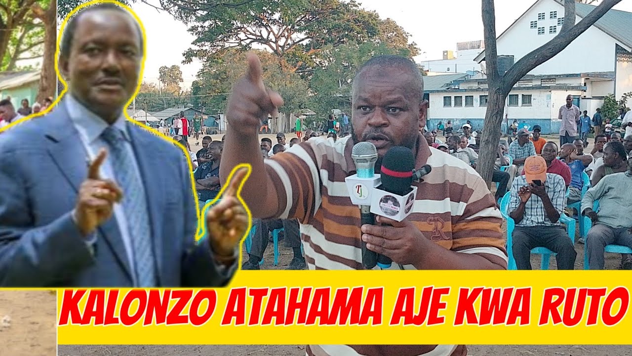 HUU MUUNGANO WA RUTO na RAILA NI muungano hatari Sana KALONZO ataama ...