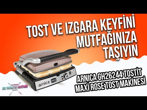 Tost Ve Izgara Keyfini Mutfağınıza Taşıyın ; Arnica GH26244 Tost Makinesi