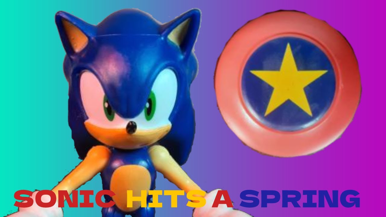 Sonic Hits a Spring | Sonic the Hedgehog Stop-motion - YouTube