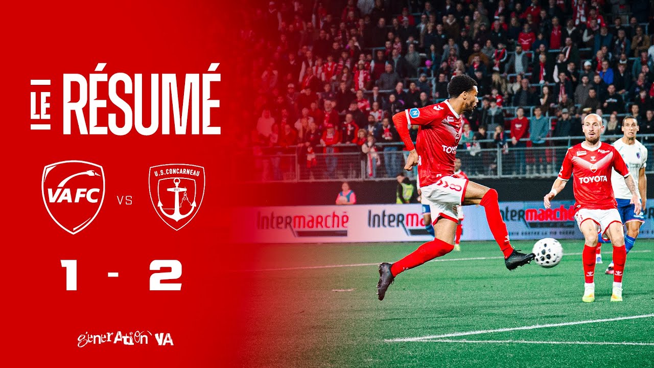 🎥 VAFC 1-2 US Concarneau : le résumé vidéo - YouTube