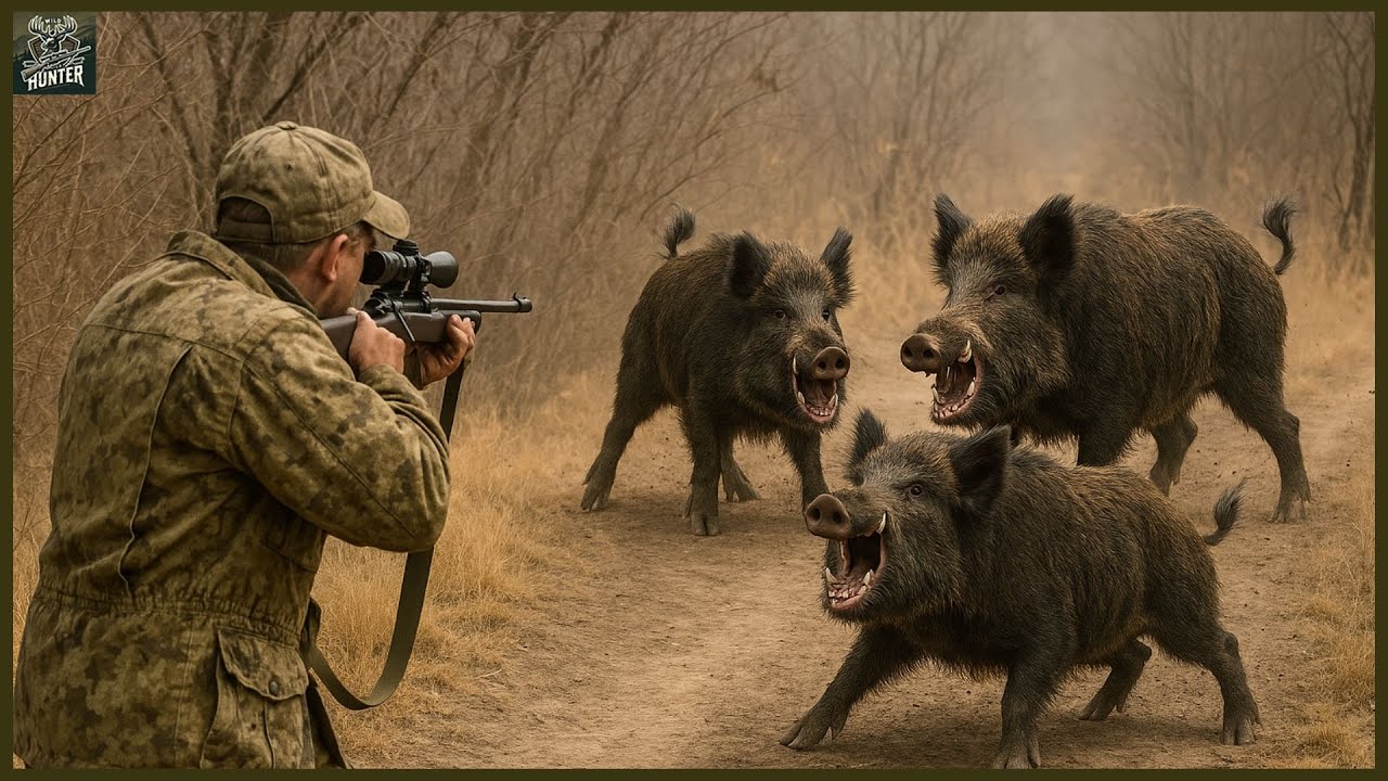 How Hunts And Farmers Deal With Millions Of Giant Wild Boars Invading ...