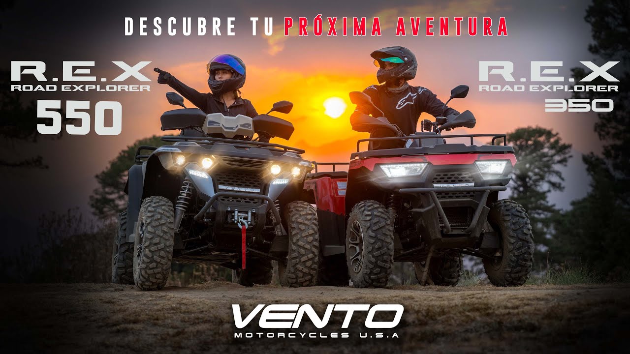 NUEVAS ATVs Vento - Lanzamiento Rex 550 y Rex 350 - YouTube