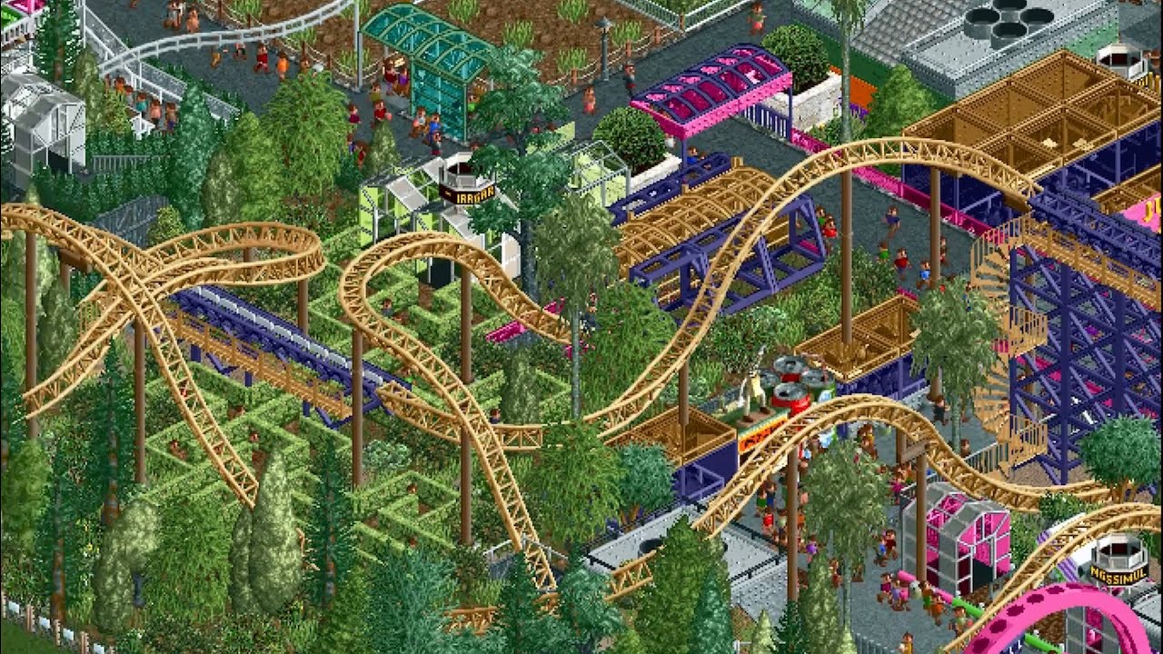 Jungle Jive - Launched Coaster (RCT Classic) - YouTube