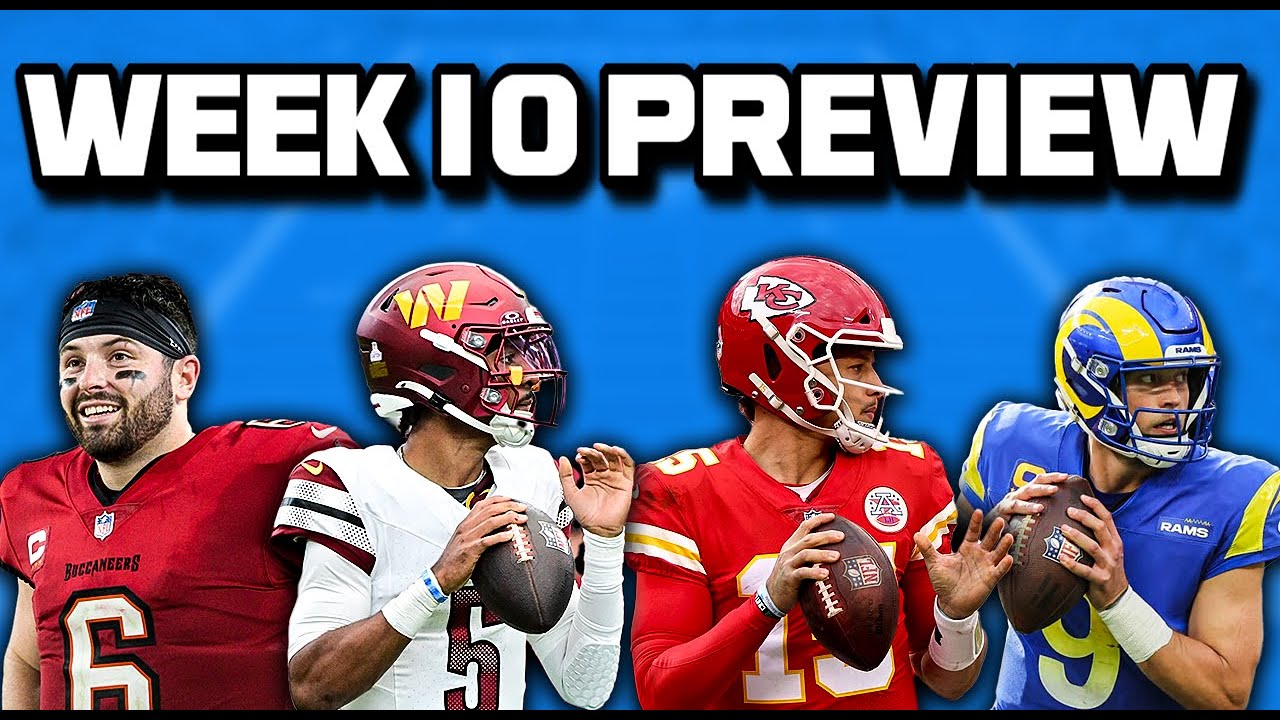 NFL Week 10 Preview - YouTube