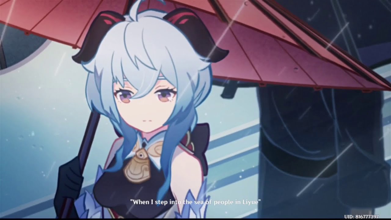 LONELY GANYU ANIMATION CUTSCENE GENSHIN IMPACT - YouTube