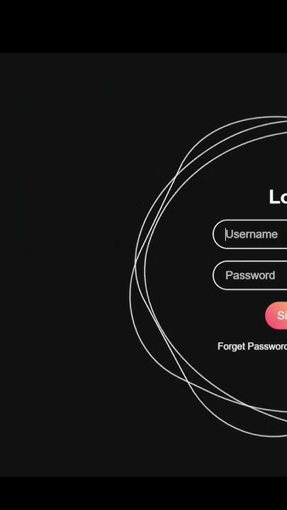 New Login Form Design With Html And Css Codewithik Source Link In Bio👇subcribetrending