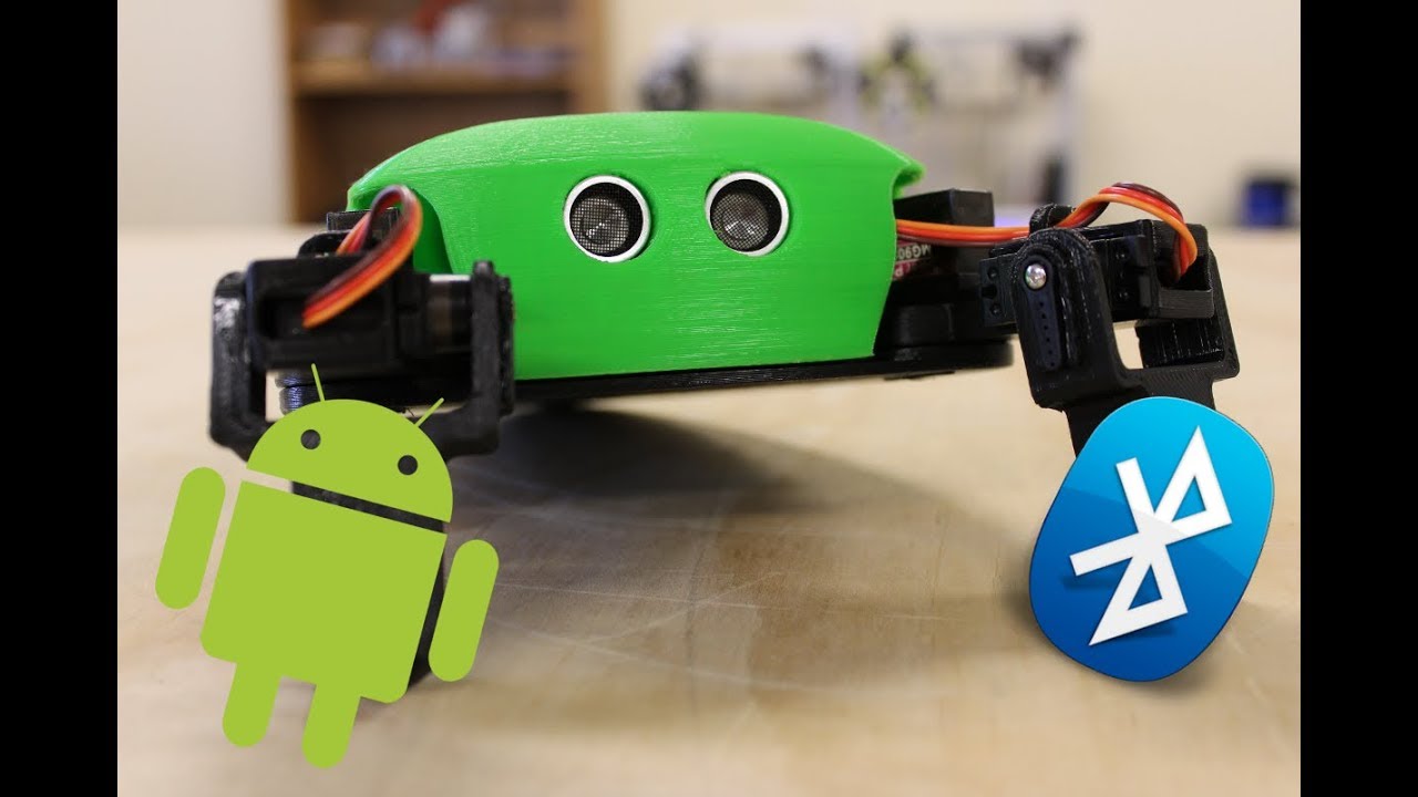 Critter Walking Robot Kit: Basic App Demo - YouTube