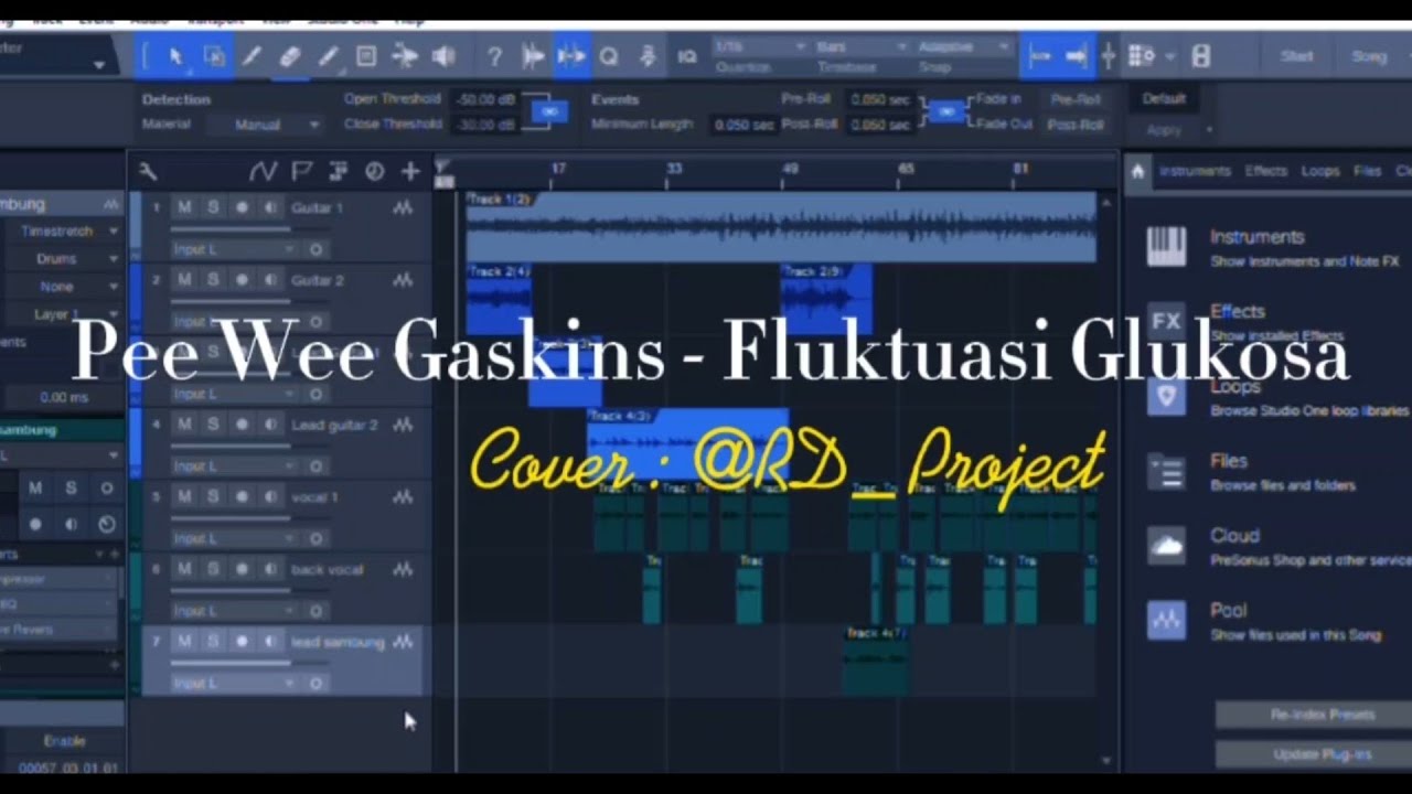 Pee Wee Gaskins - Fluktuasi Glukosa (Cover) | Acoustic | Pop punk ...