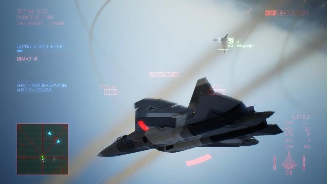 ACE COMBAT 7: SU57 - disabled weapons - YouTube