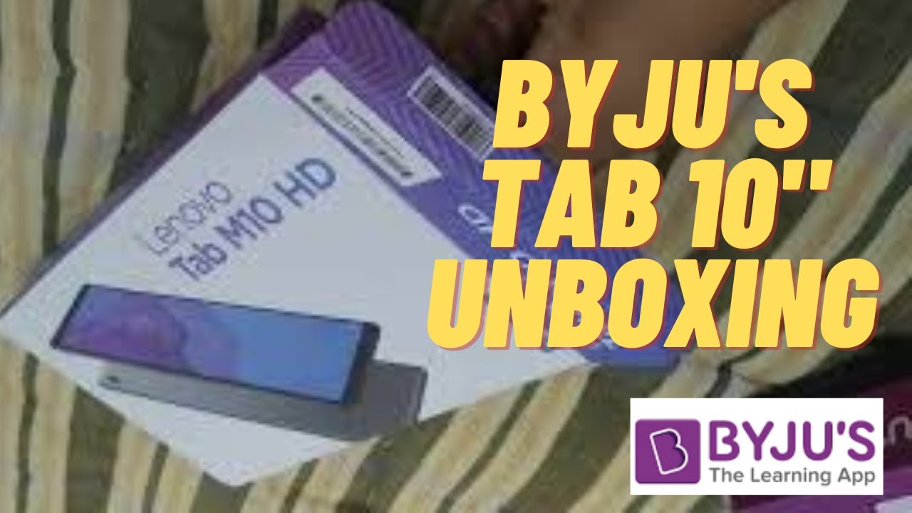 byjus tablet 10inch unboxing 2022 .. lenovo m10 hd tab unboxing see how ...