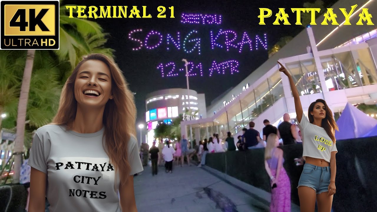 Terminal 21 Songkran Drone Show 29th March 2024 Evening 8 pm 2024 ...