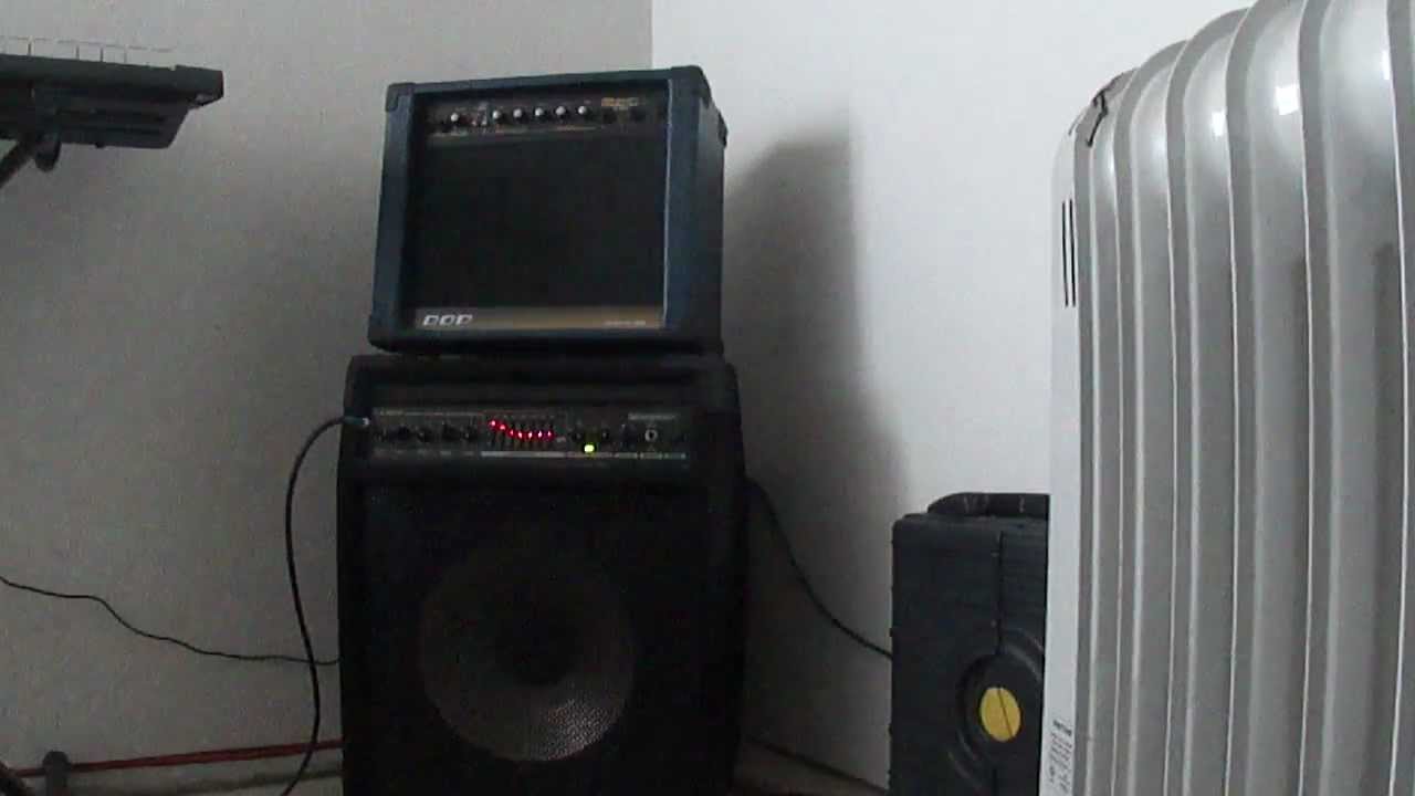 Fender MB-4 and Behringer Ultrabass BXL1800 180W 1x12" Bass AMP - YouTube