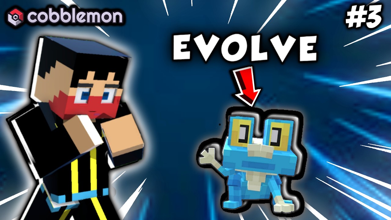 I Evolve Froakie To Frogadier | Minecraft Cobblemon | #3 - YouTube