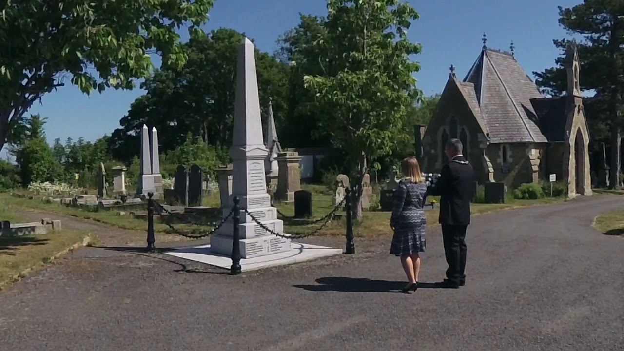 The Louth Flood 100th Anniversary - Prayers and laying of a wreath at ...