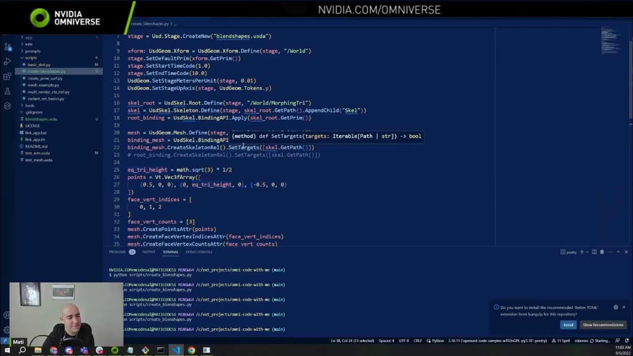 Creating Blendshapes Using The Openusd Python Api Part 1 Youtube