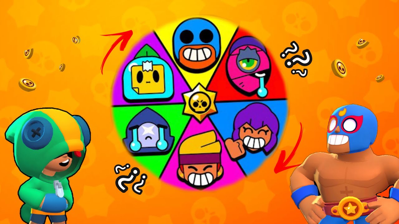 Letting a SPINNING WHEEL to choose my brawler in Brawl Stars… - YouTube
