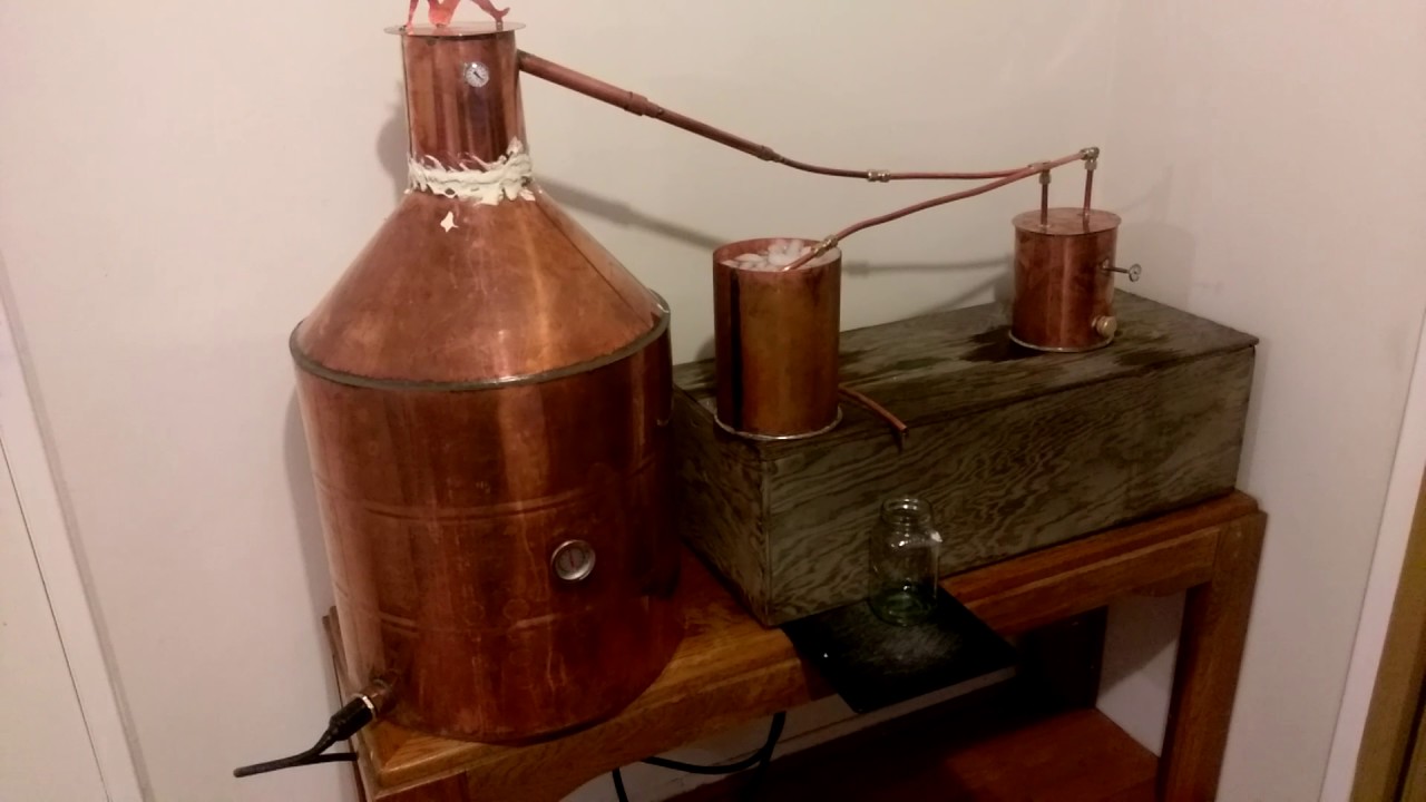 20 Gallon Copper Still with doubler - YouTube