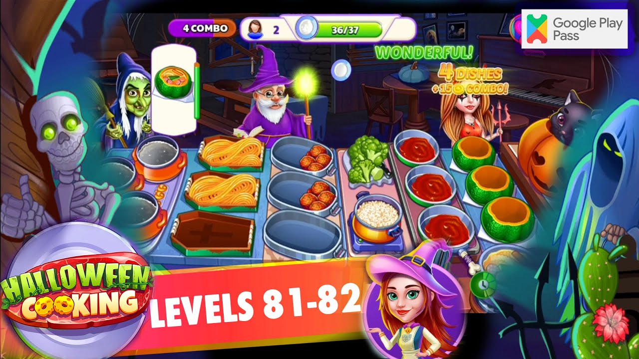 Google Play Pass: Halloween Cooking Game - Gameplay Levels 81-82 ...