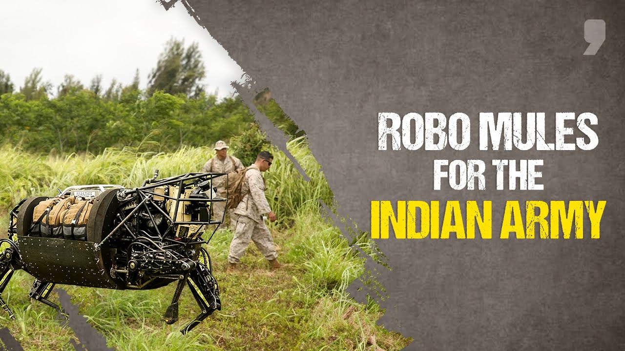 Robotic Mules: Why is The Indian Army Buying Robotic Mules? News9 Plus ...