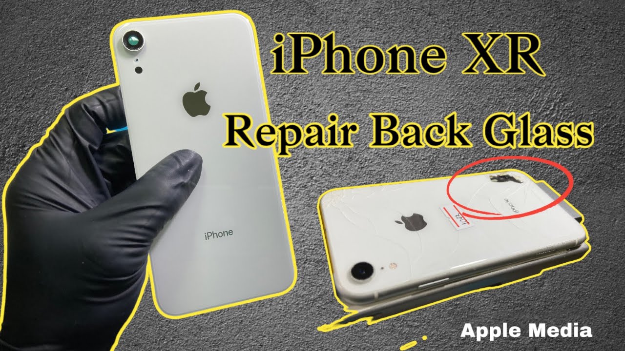 iPhone XR Repair Back Glass - YouTube