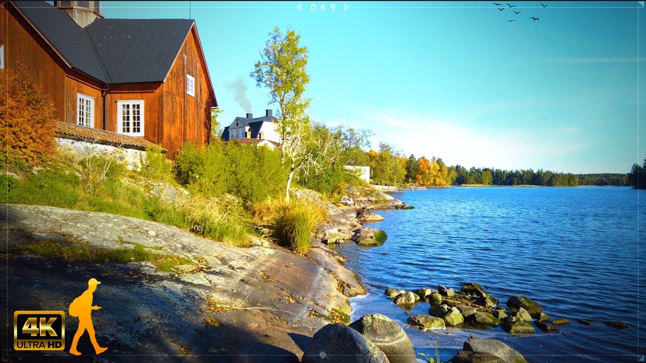 Fagervik, Finland 🏕️ Stunning Autumn Walk in a Private Village - YouTube