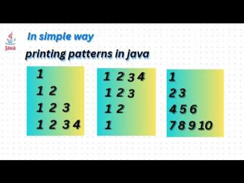 printing half pyramid with numbers in java - YouTube