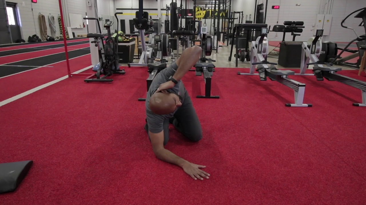 Lumbar Lock T spine Rotation ER - YouTube