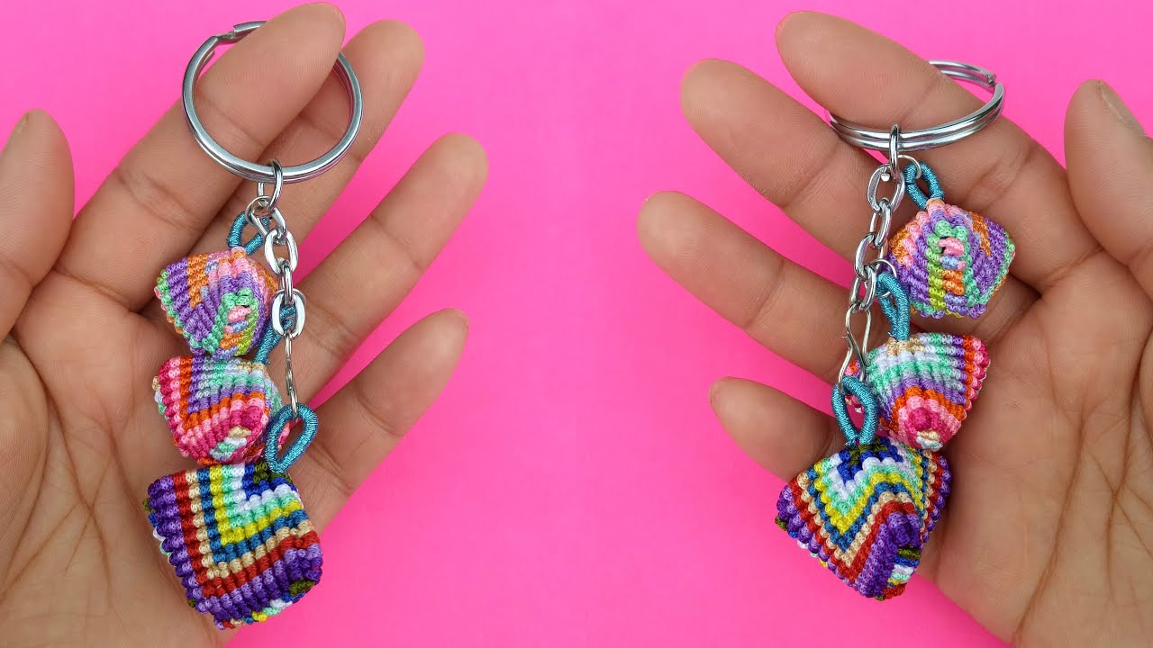 Super Easy Paracord Lanyard Keychain | How to make a Paracord Key Chain ...