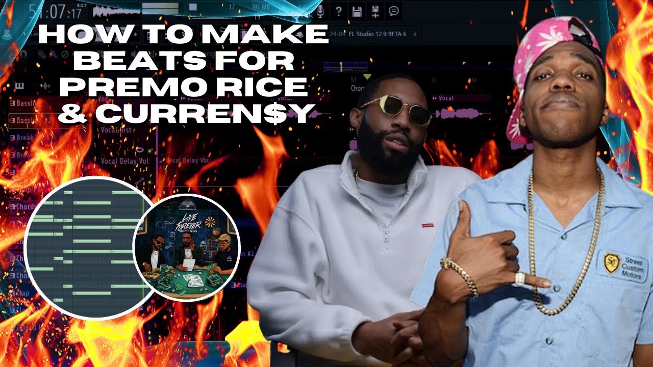 How To Make SMOOTH Beats For Artists Like Curren$y & Premo Rice | FL ...
