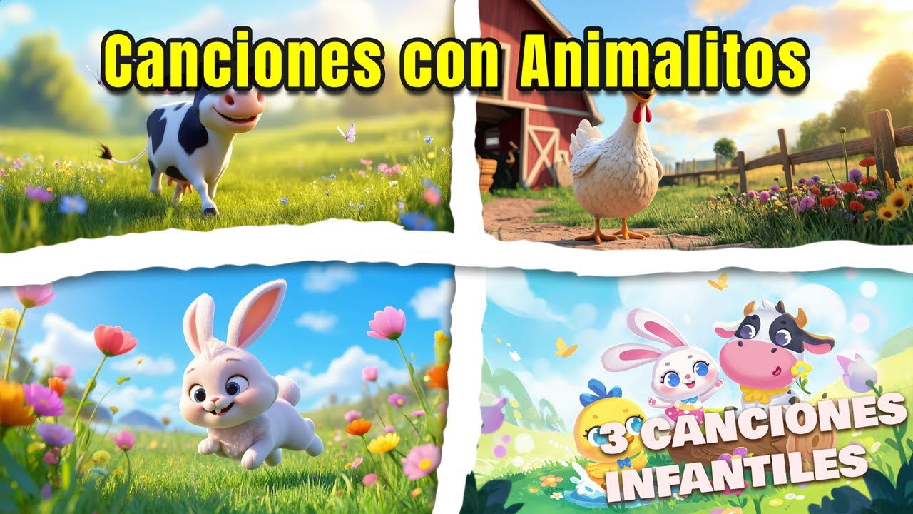 La Magia del Sonido Animal con Animalitos 🪄🦊 | Tres Canciones ...