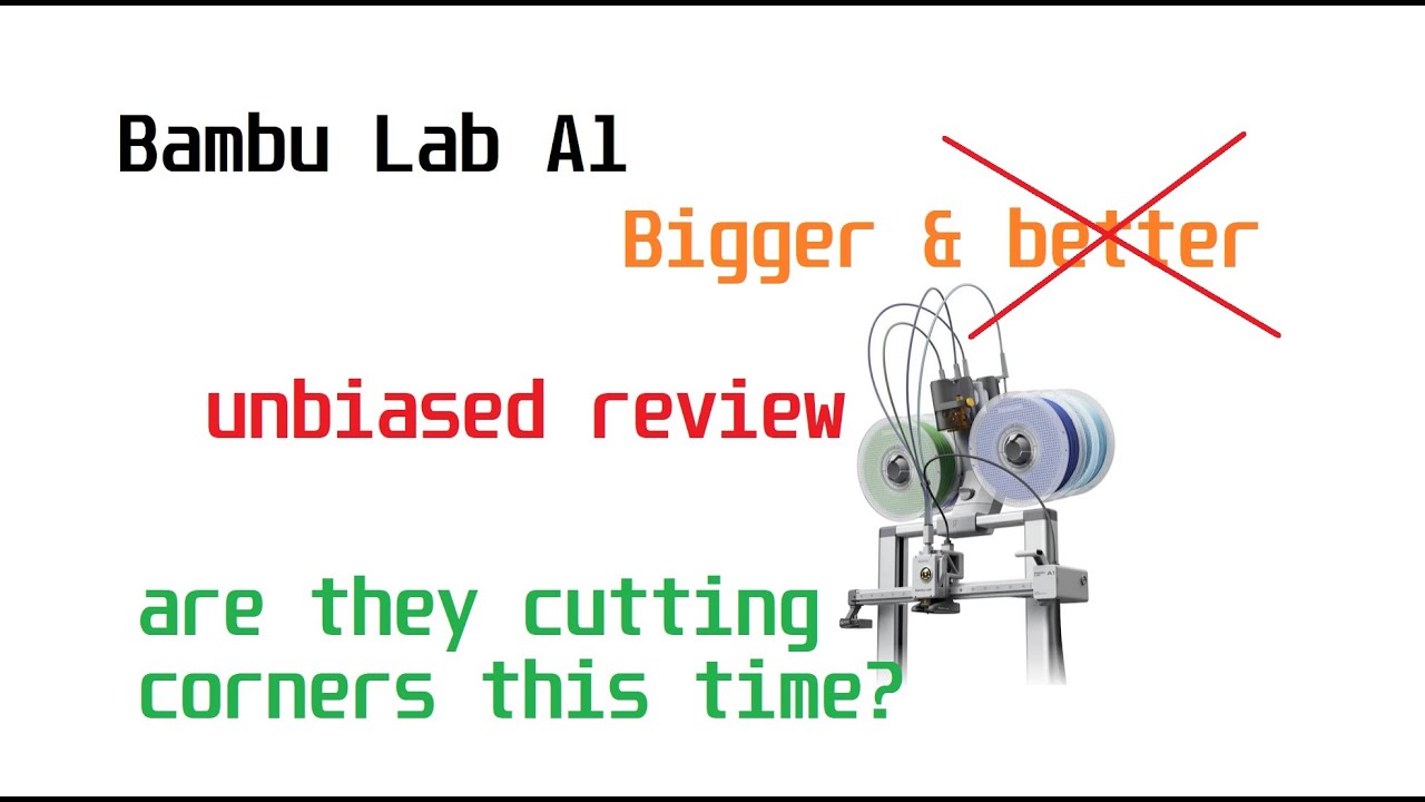 Bambu Lab A1 unbiased preview (a must watch before buy) #bambulab #a1 ...