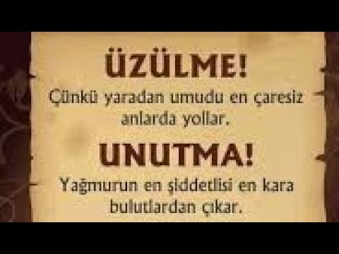 Mevlana Sözleri - Güzel Sözlü İlahiler - Fon Müzikli İlahiler- Özlü sözler - İlahili Mevlana Sözleri