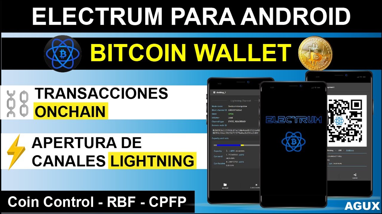 Wallet Electrum para Android. Configuración general y de Lightning Network - YouTube