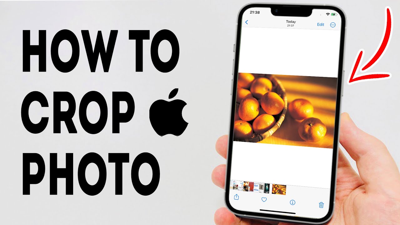 How To Crop Photo On iPhone iOS 18 - Full Guide - YouTube